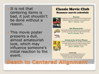 Page Layout Techniques: Alignment | PDF
