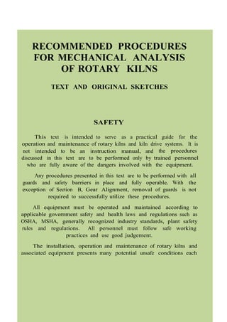 Alignment of-kiln | DOC