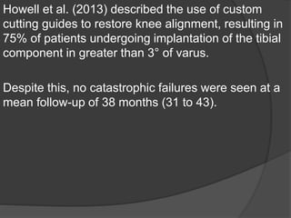 Alignment and fixation in total knee journal club.pptx