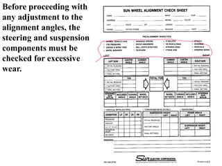 Alignment Angles.ppt | Auto Technology | Automotive