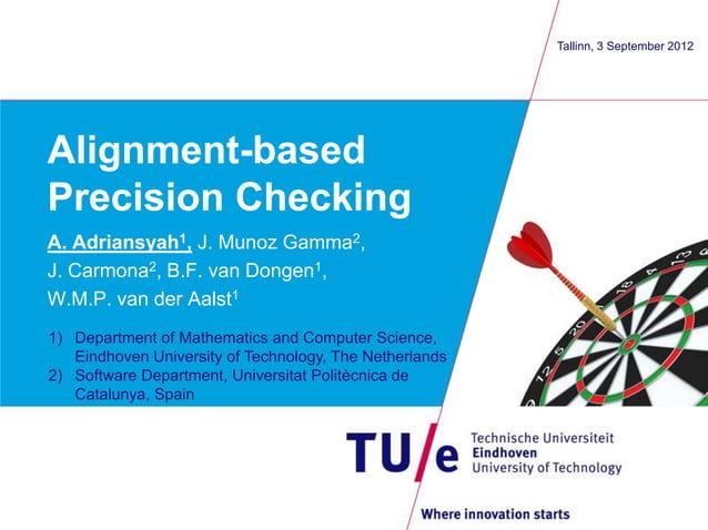 Alignment based Precision Checking | PPTX | Databases | Computer Software and Applications