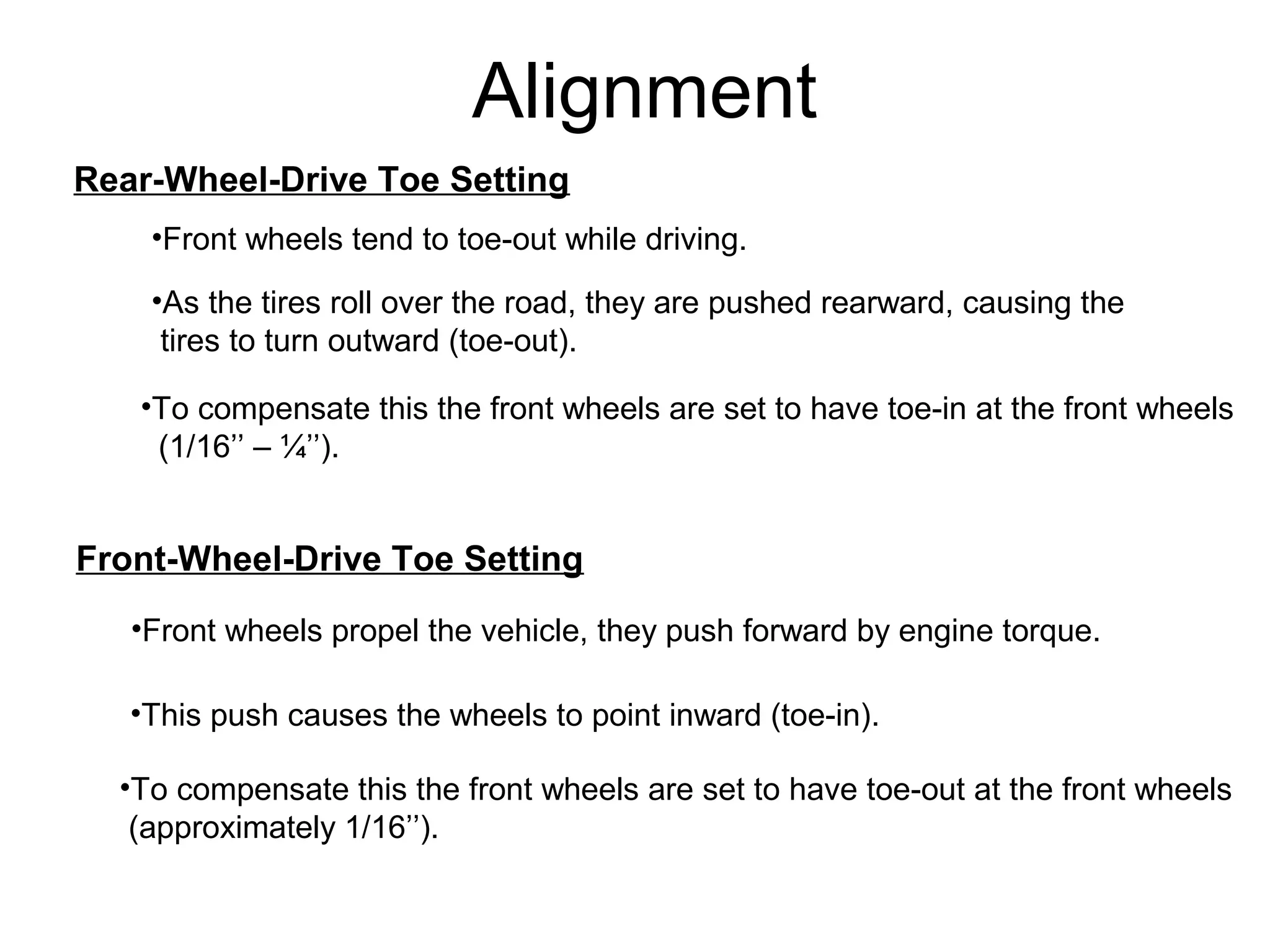 Alignment for car | PPT