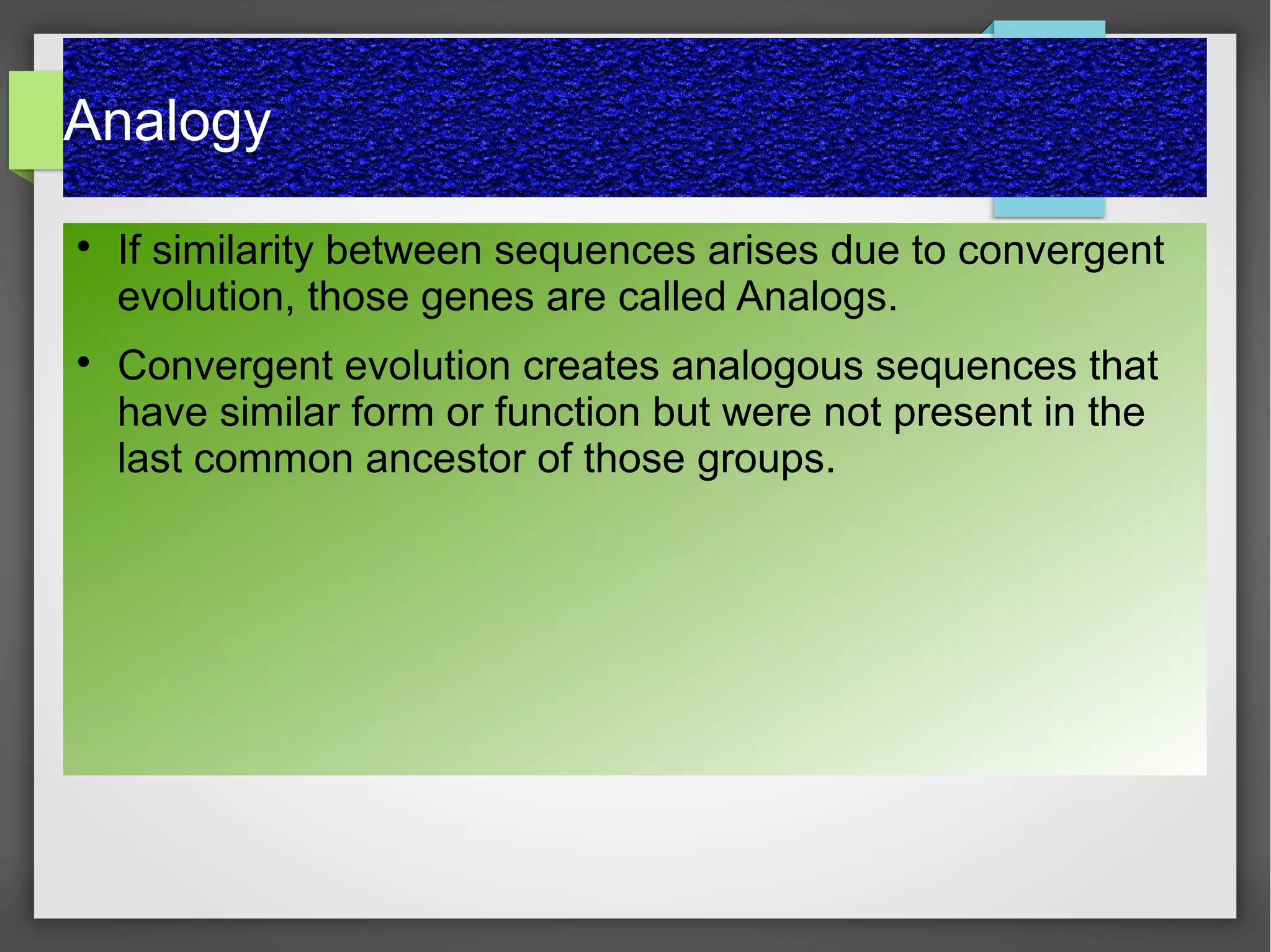 Alignment of pairs of sequence (Types of Similarity Sequences) | PPT