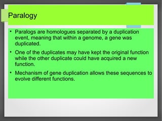 Alignment of pairs of sequence (Types of Similarity Sequences) | PPT