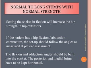 Alignment of Transfemoral prosthesis, TF | PPT