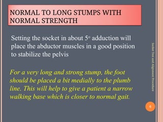 Alignment of Transfemoral prosthesis, TF | PPT