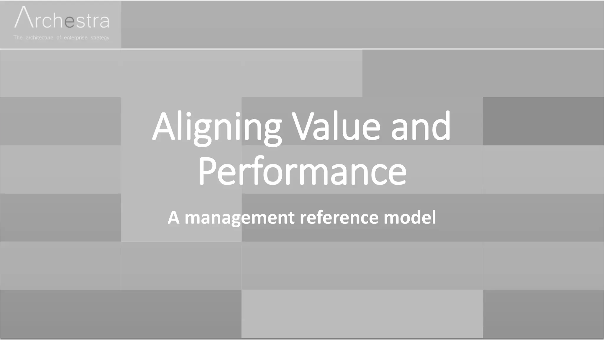Alignment of Value and Performance - Reference model | PPT