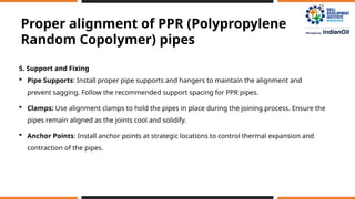 Alignment and elevation techniques used in plumbing systems | PPT