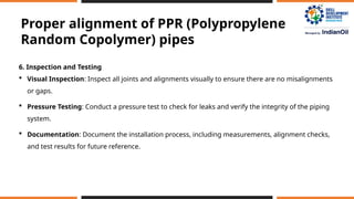 Alignment and elevation techniques used in plumbing systems | PPT