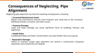 Alignment and elevation techniques used in plumbing systems | PPT