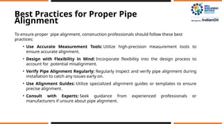 Alignment and elevation techniques used in plumbing systems | PPTX