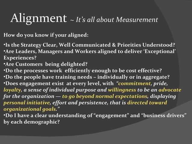 Alignment presentation | PPT