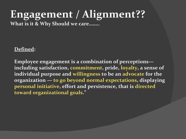 Alignment presentation | PPT