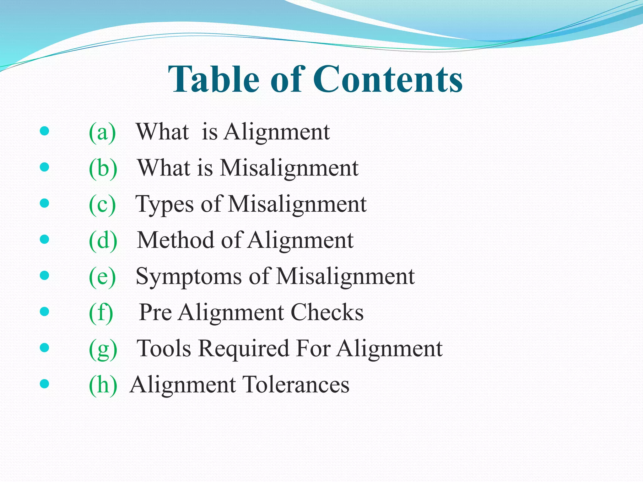 Alignment presentation | PPTX