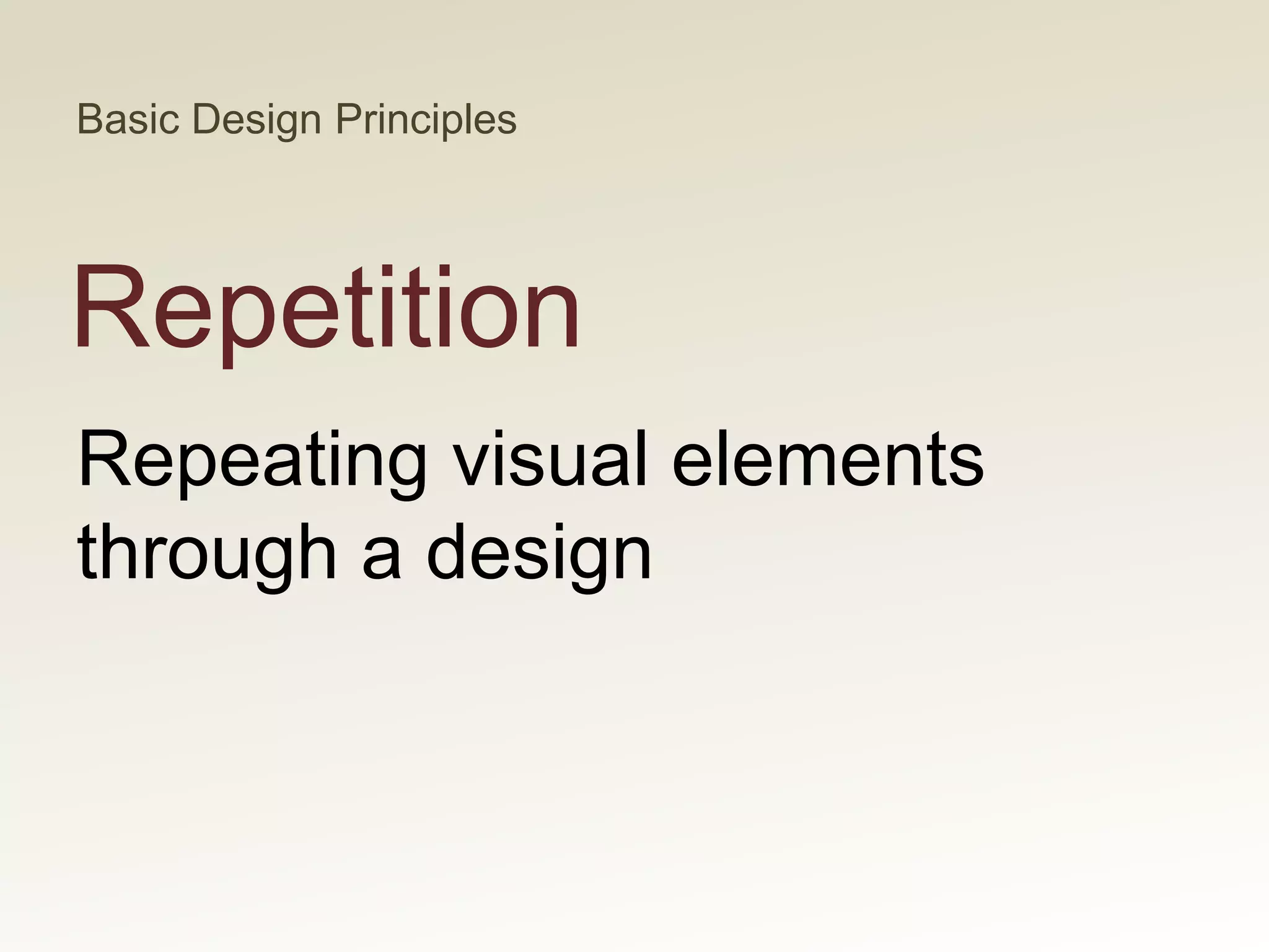 Alignment repetition | PPTX