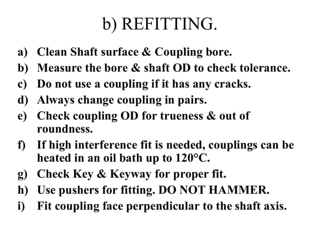 Coupling Alignment | PDF