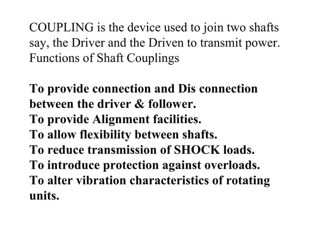 Coupling Alignment | PDF