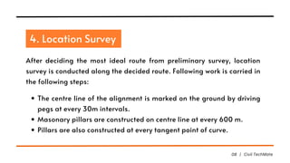 Alignment Survey | Track Alignment | Civil TechMate | PDF