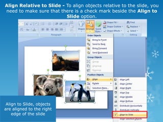 Align powerpoint 2007 | PPT