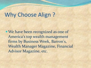 Align wealth management | PPT