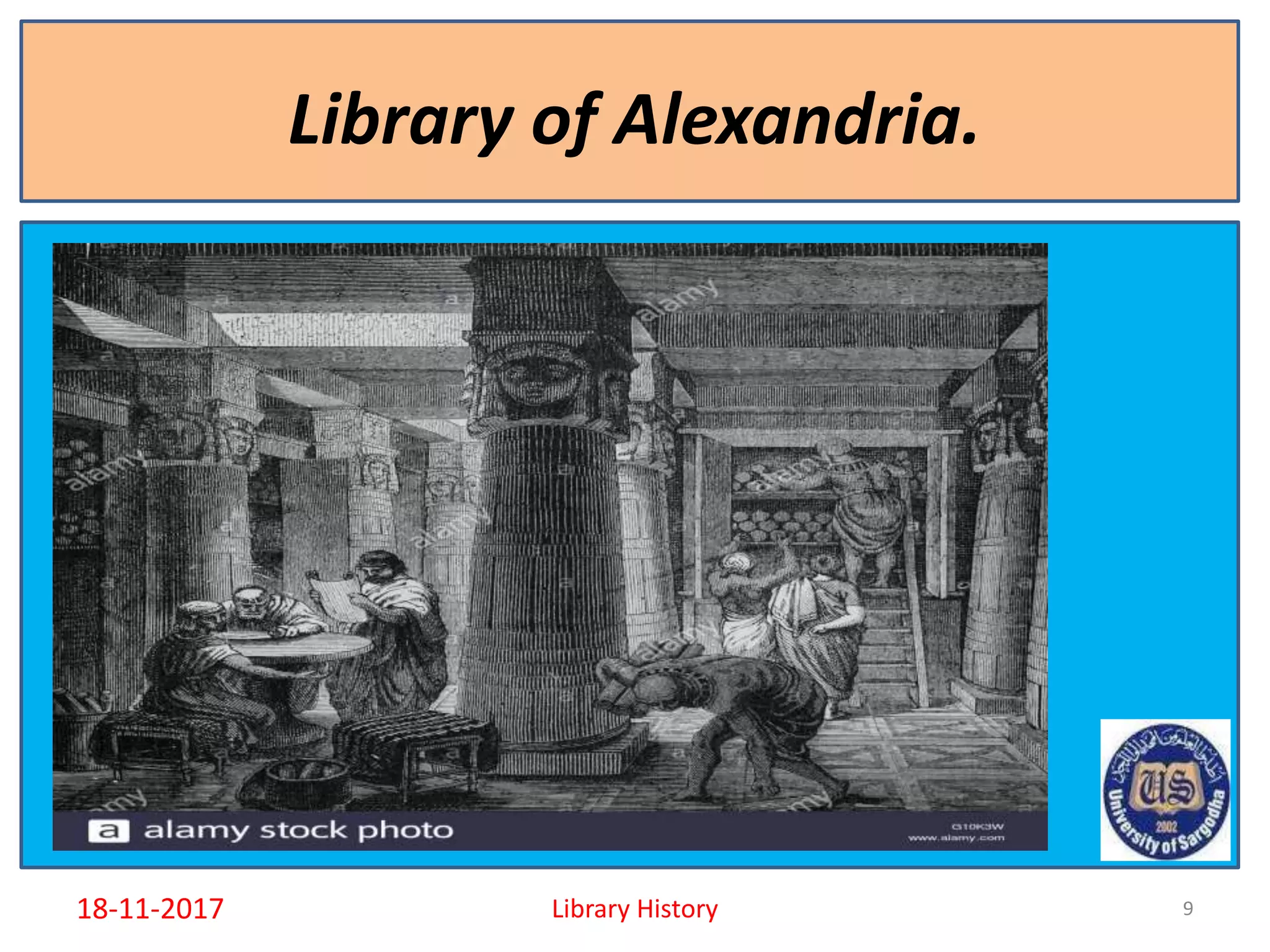 what is a library and library history | PPTX