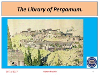 what is a library and library history | PPTX