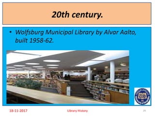 what is a library and library history | PPTX