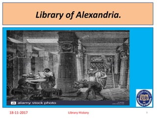 what is a library and library history | PPTX