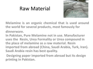 Melamine Dinnerware Information | PPTX