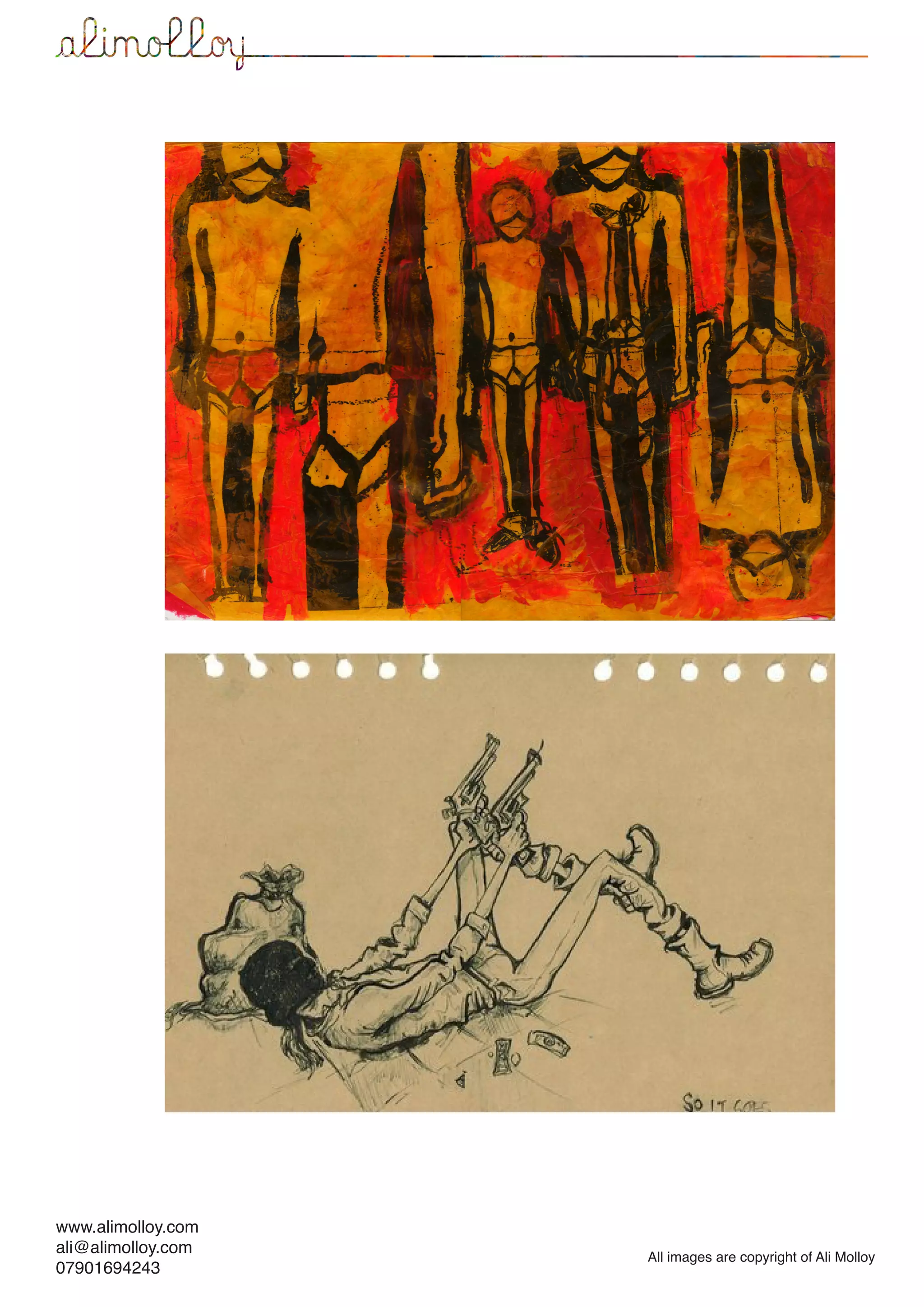 Ali Illustration Folio | PDF