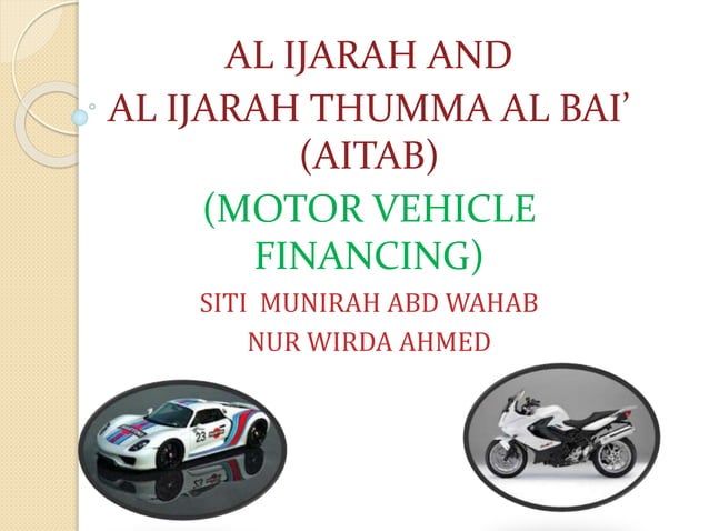 al-ijarah thumma al-bay (AITAB) | PPTX | Islam | Religion & Spirituality