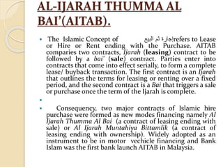 al-ijarah thumma al-bay (AITAB) | PPTX