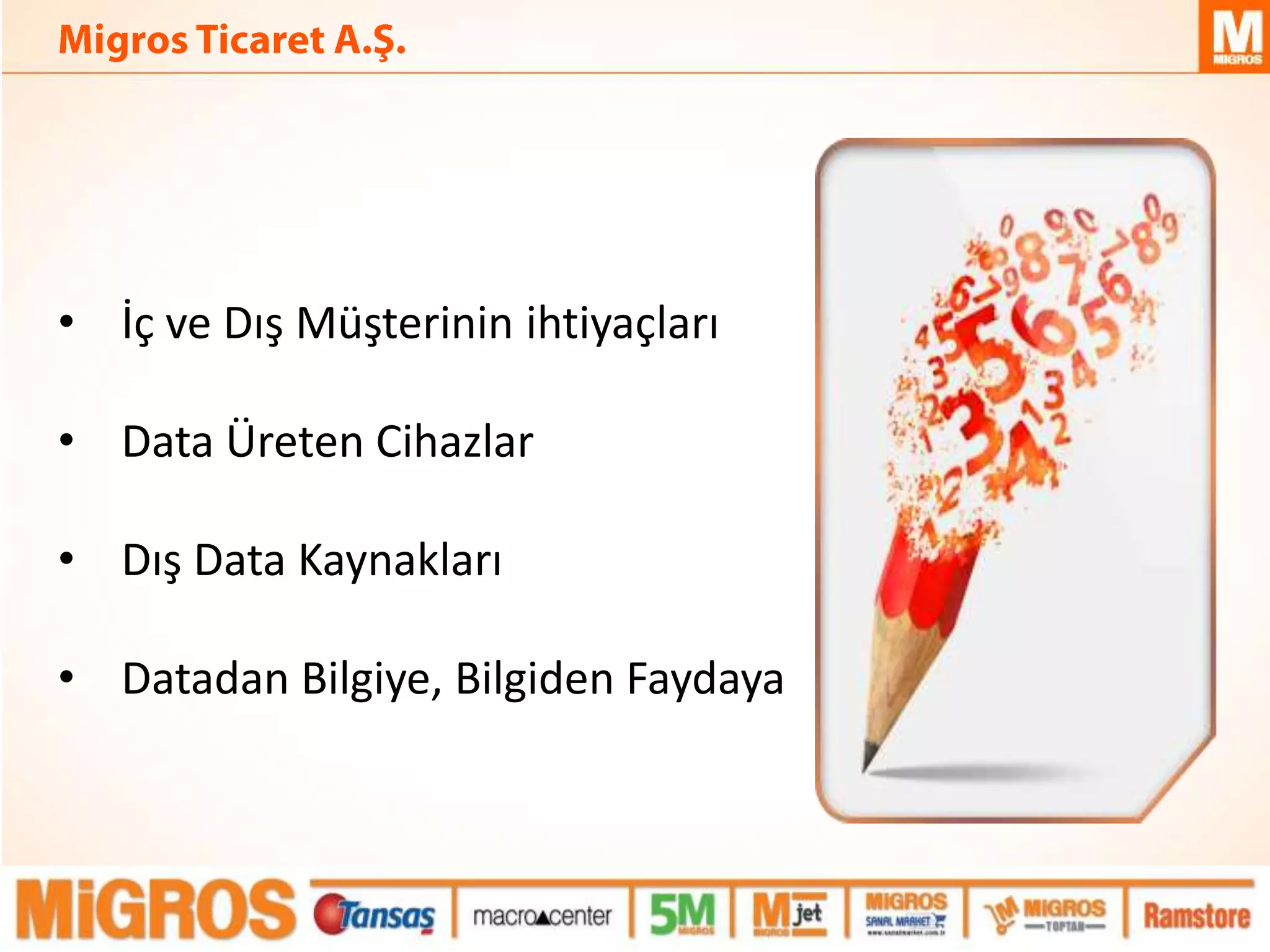 Gartner EEE - Big Data - Migros Sunumu | PPT