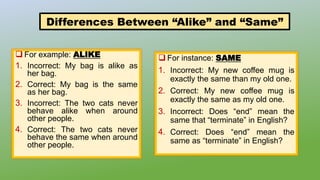 Alike same | PPTX