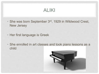 Aliki | PPT