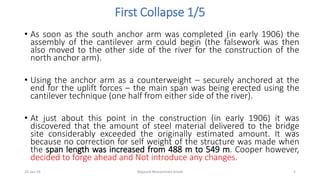 Quebec Bridge Collapse - Case Study | PPTX