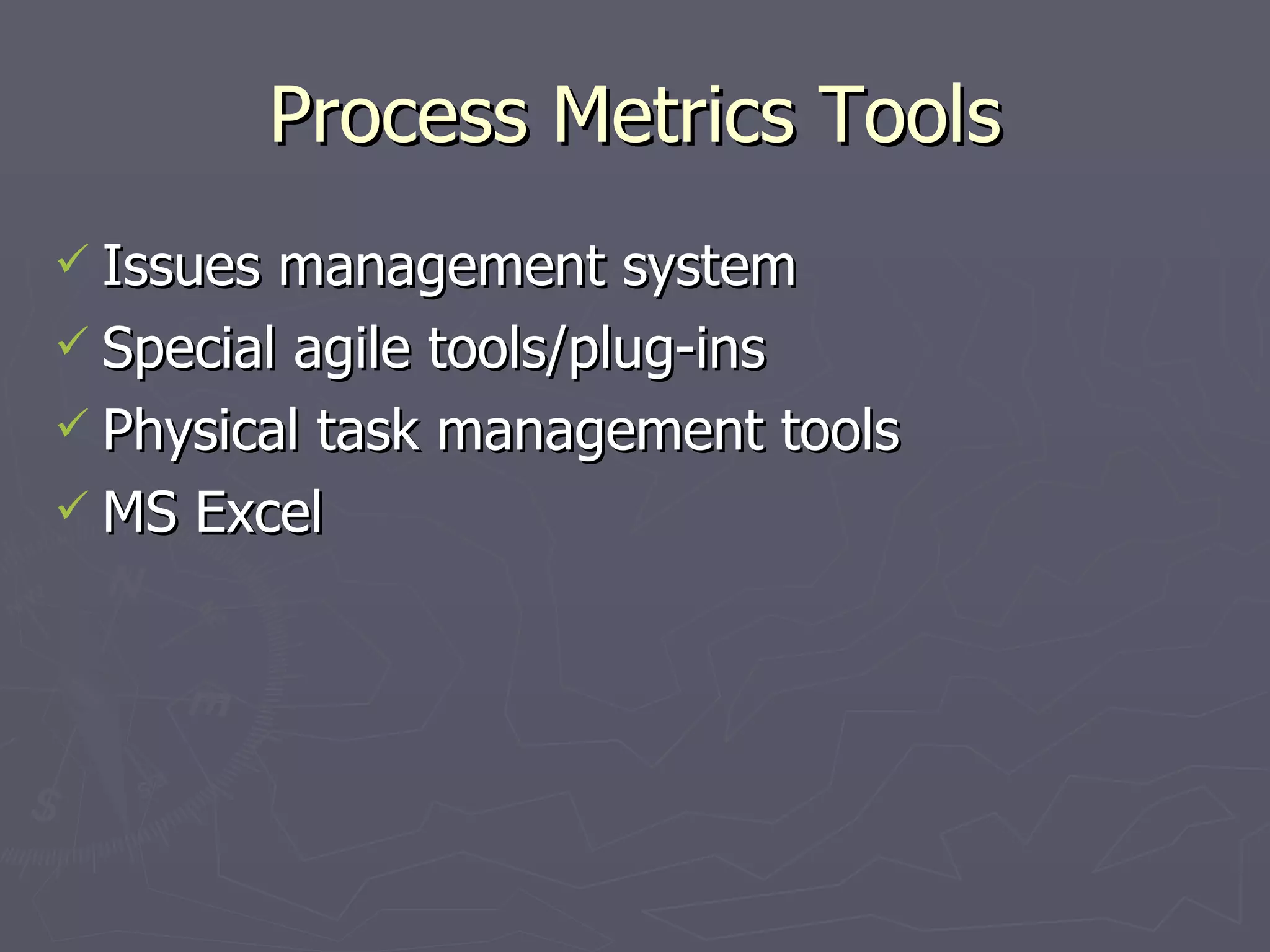 Agile Metrics | PPT | Computer Software and Applications | Computing