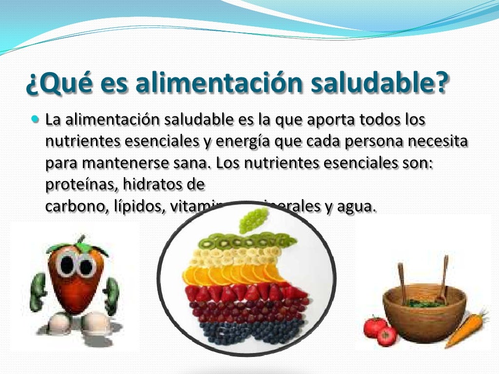 Alimentación saludable