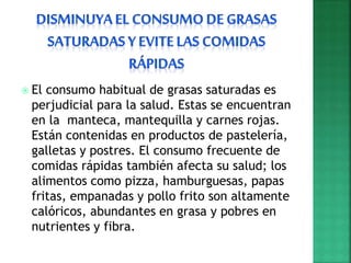 Alimentación saludable | PPTX