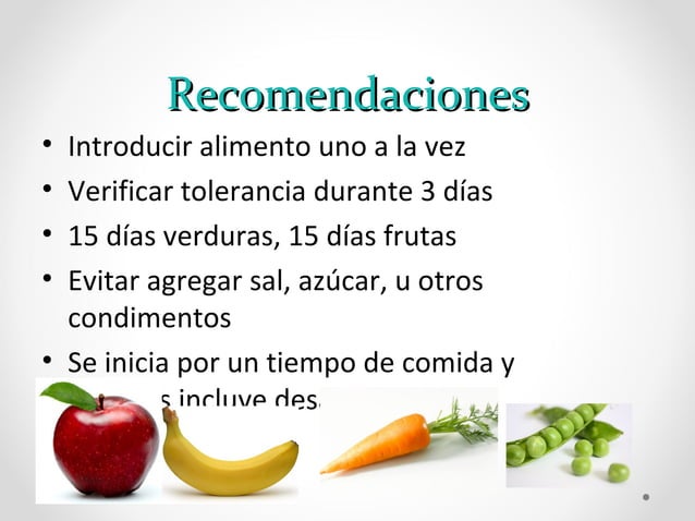 Alimentacion complementaria | PPT