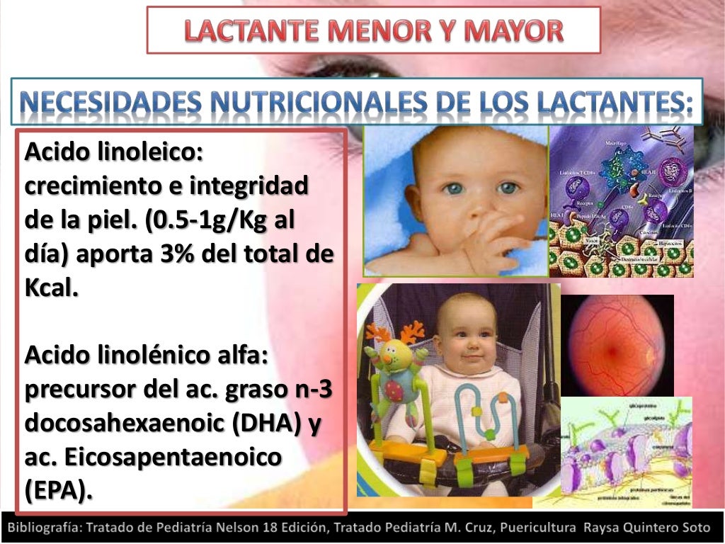 Alimentacion del lactante menor y mayor