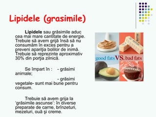 Alimentatia sanatoasa | PPT