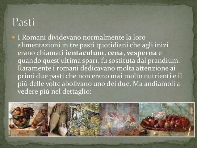 Alimentazione roma