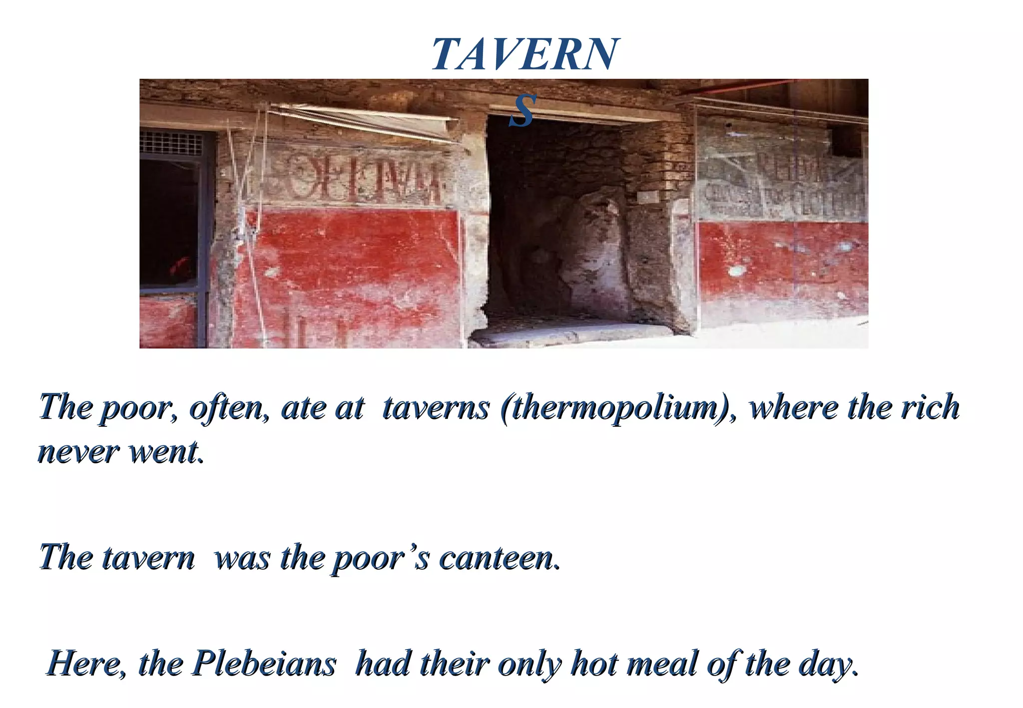 ANCIENT ROMAN FOOD AND FOOD TODAY | PPT