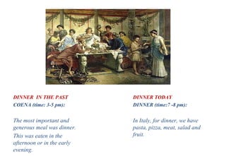 ANCIENT ROMAN FOOD AND FOOD TODAY | PPT