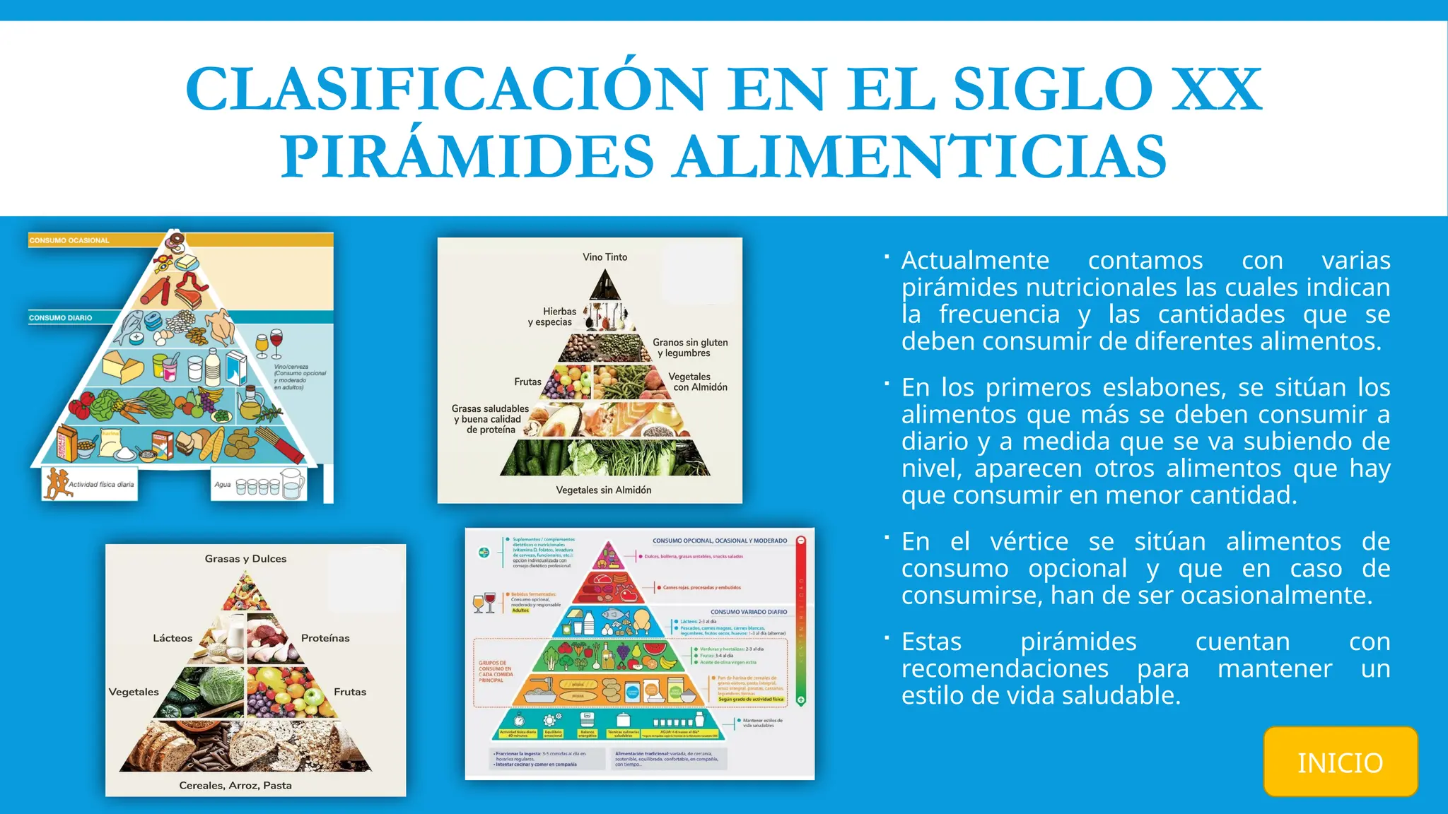 Clasificación de los alimentos, segun colores para saber los ...