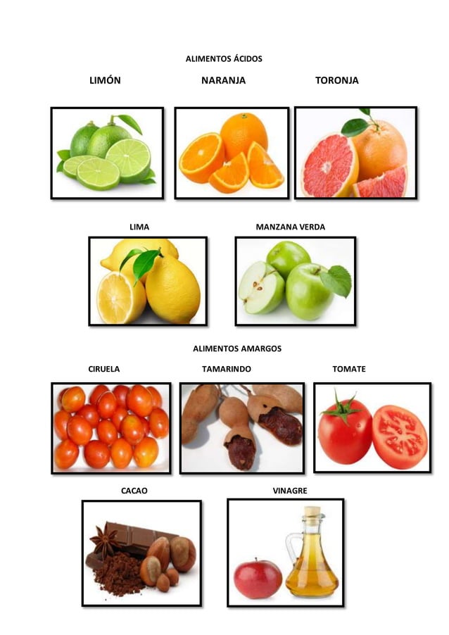 Alimentos ácidos | PDF