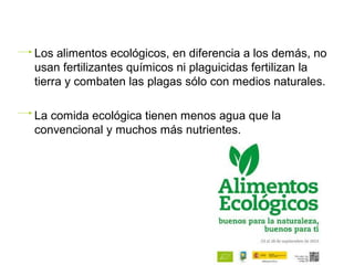 Alimentos ecológicos | PPT