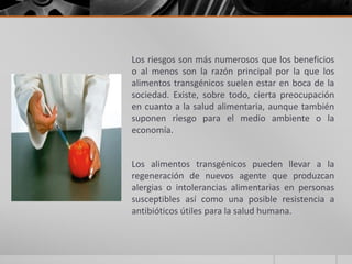 Alimentos transgenicos y biologicos | PDF