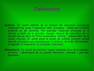 Alimentvsnutrient | PPT